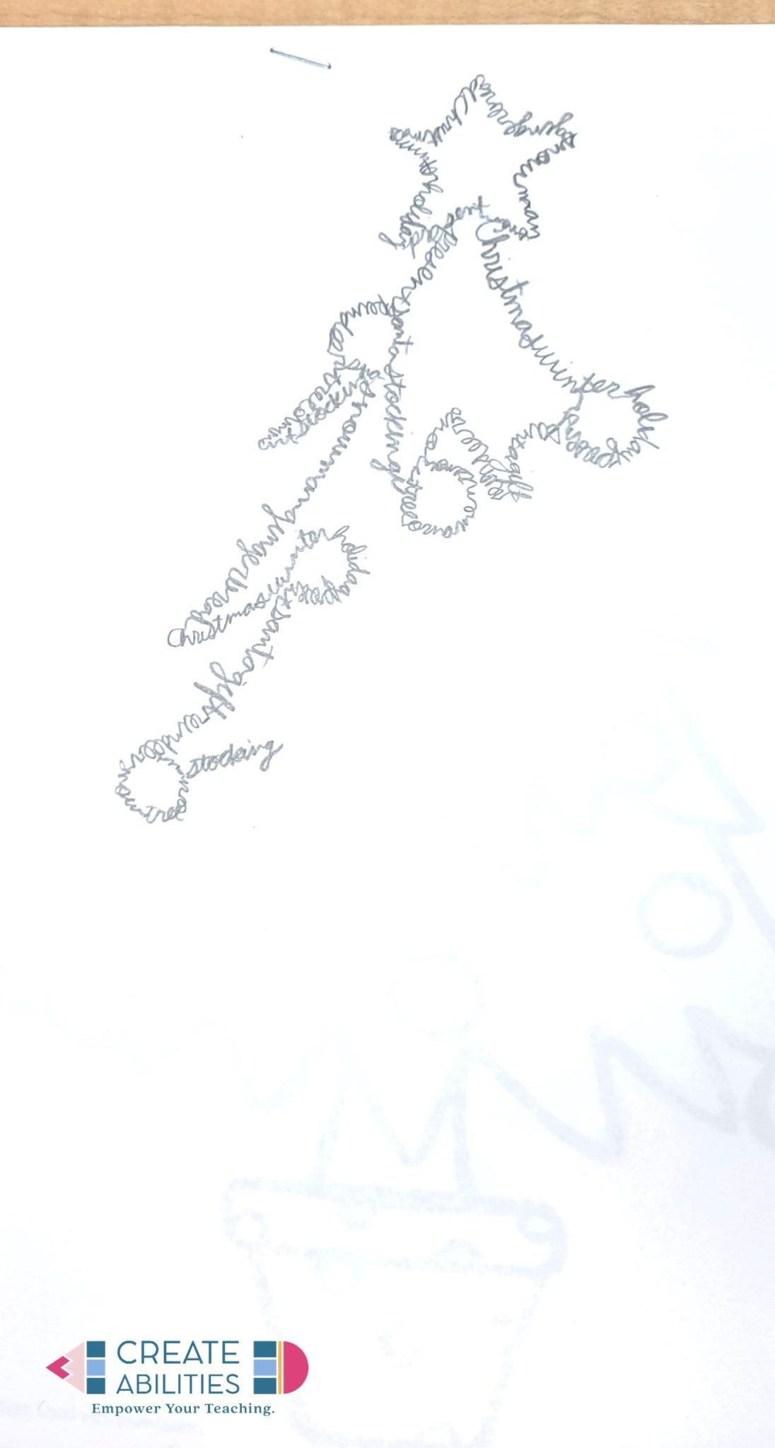 Christmas Cursive - Create-Abilities